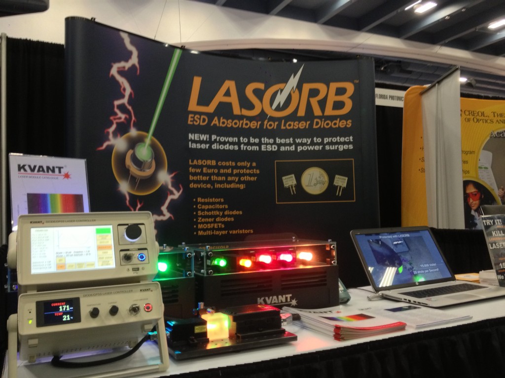 LASORB showcases their new line of ESD protection devices for laser ...